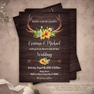 Editable Template Rustic Save the Date Invitation Printable - Etsy