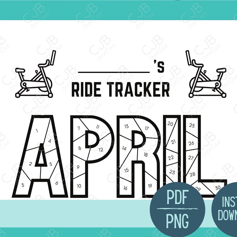 April Tracker - Etsy