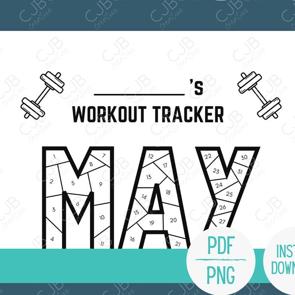 May Tracker - Etsy
