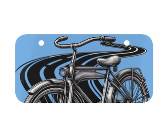 Mini License Plate, Smiley Face License Plate, Bike License Plate, Bike ...