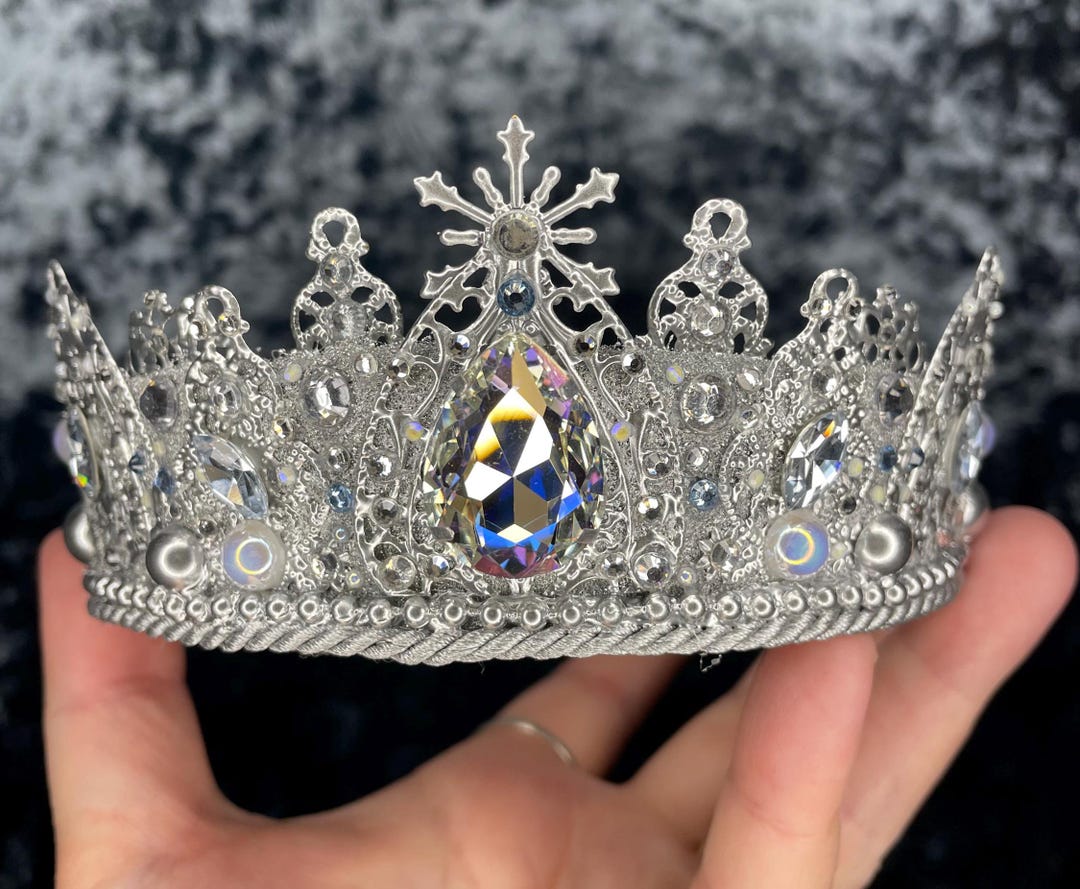 Ice Queen Crown Snow Tiara Winter Headpiece - Etsy