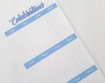 Big ass calendar | Etsy