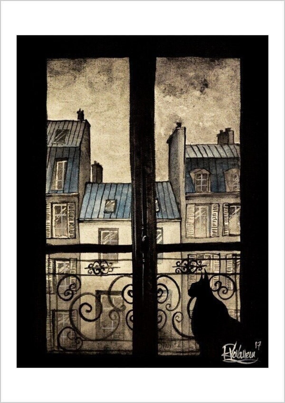 Intimacy of a Parisian Cat by Raphaël - Etsy