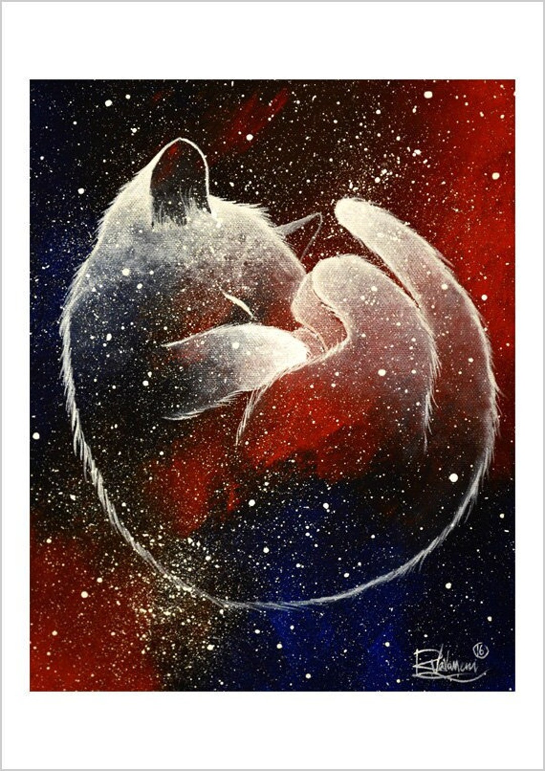 Galaxy Cat by Raphaël - Etsy
