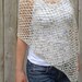 Crochet Pattern Mermaid Poncho, Laced Shoulders Cover-up, Asymmetrical ...