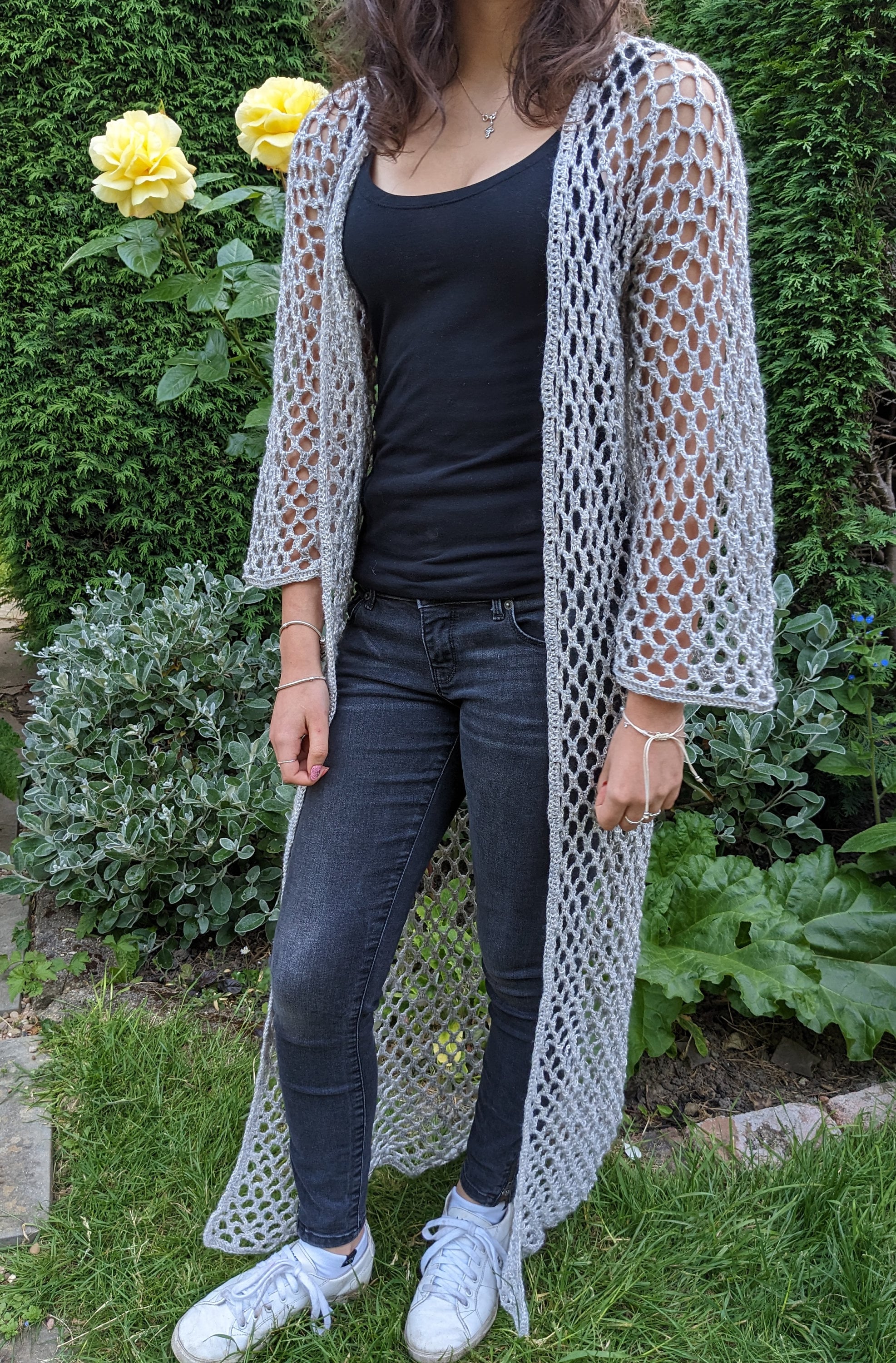 Crochet PATTERN Mermaid Long Cardi/ Boho Style Beach - Etsy