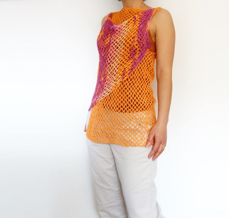 Crochet Pattern Impatient Top Body Net Cover-Up | Etsy