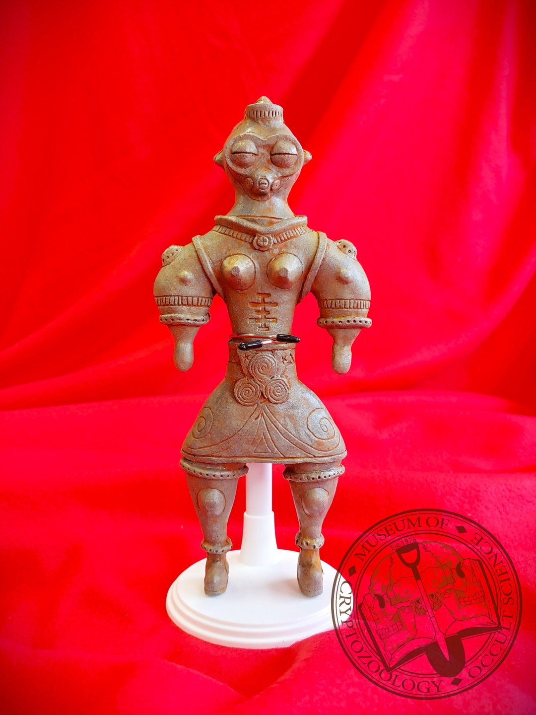 Japanese Dogū, Sand Stone Finish, Japanese Dogu, Ancient Aliens, UFO ...