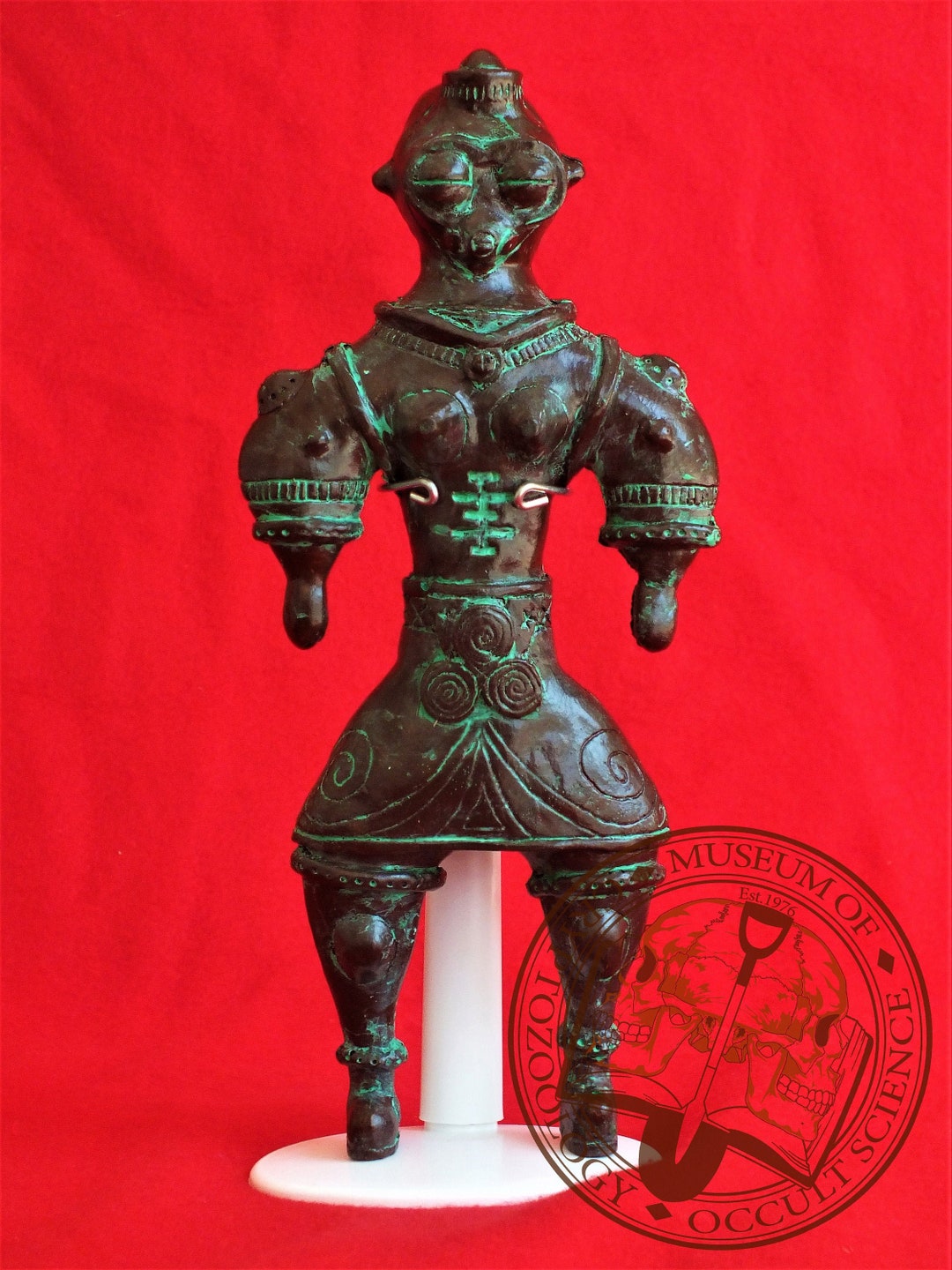 Japanese Dogu, Dogu, Bronze Finish, Ancient Aliens, UFO Conspricy ...
