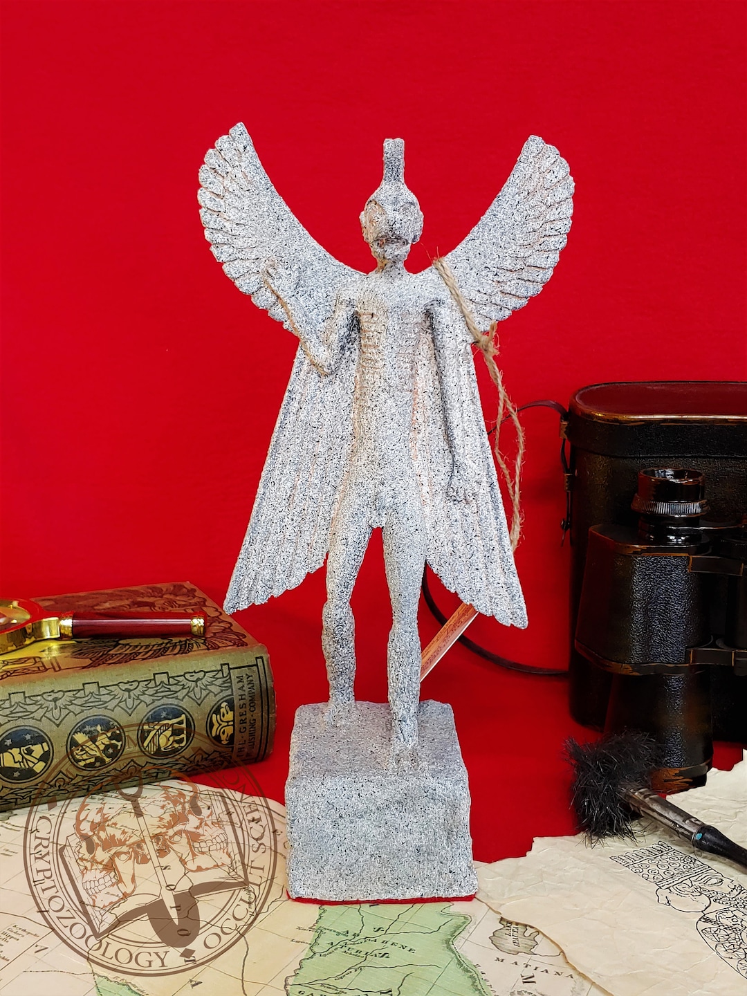 Pazuzu, Granite Finish, Tall Base, Demon Sculpture, Historical Artefact ...