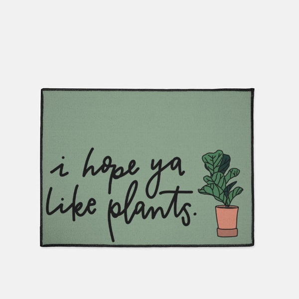Plant Doormat - Etsy