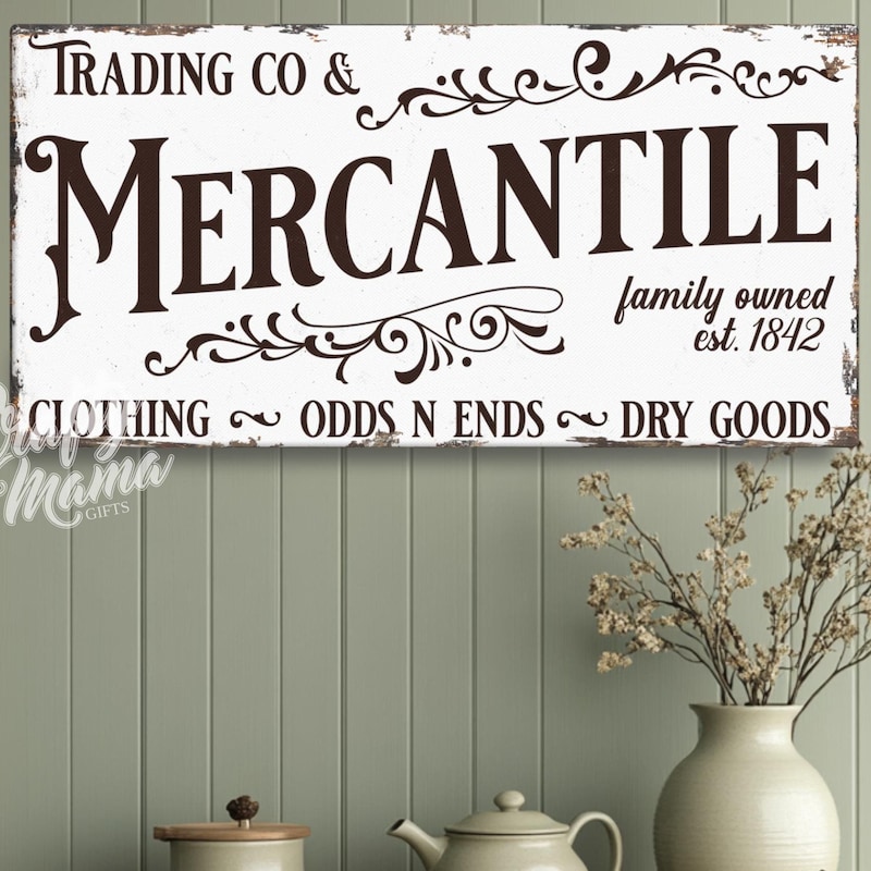 Mercantile Sign - Etsy