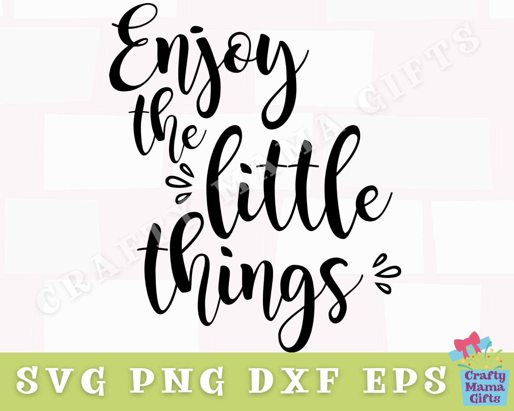 Enjoy the Little Things Svg Inspirational Svg Inspirational - Etsy