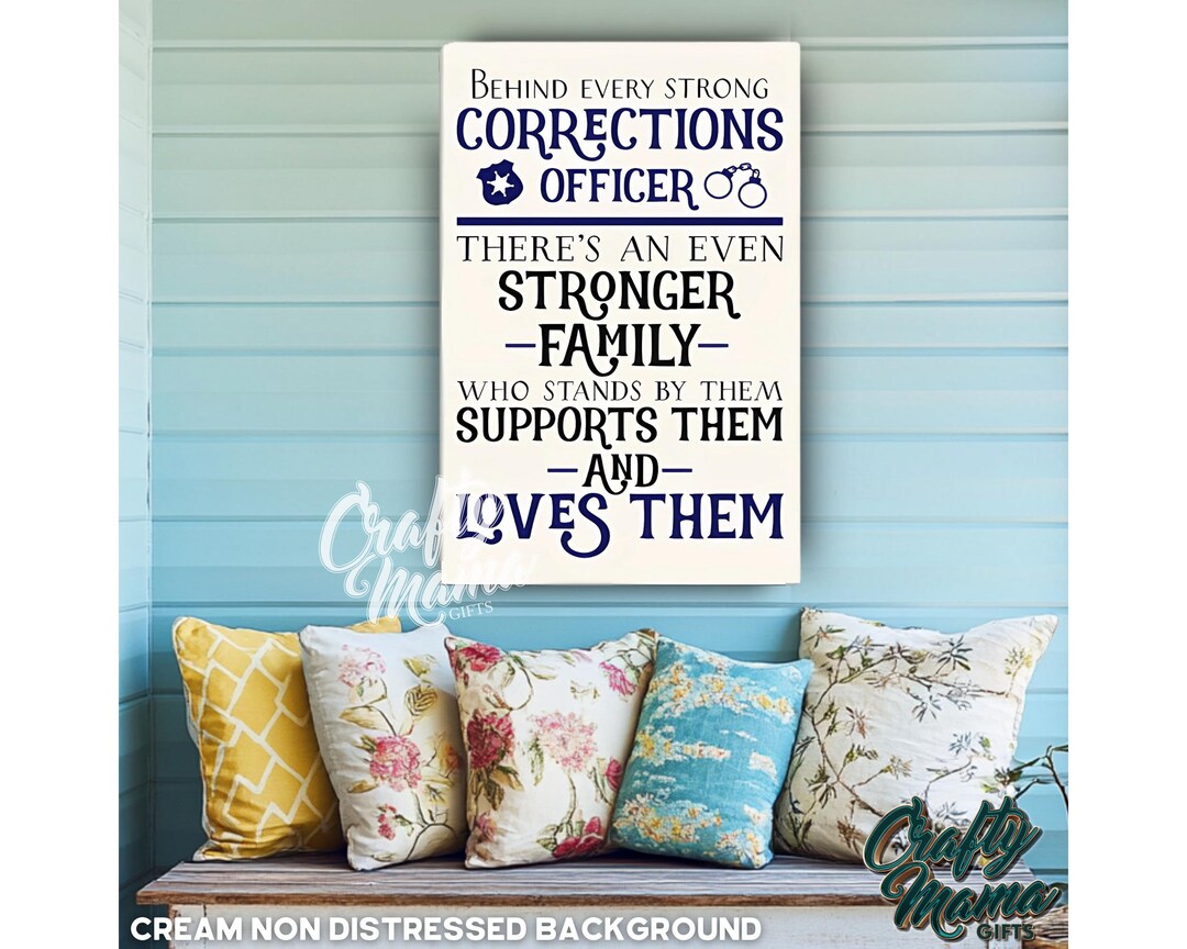 Farmhouse Sign, Corrections Officer Rules Sign, Home Custom Wall Decor ...