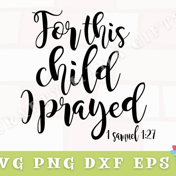 1 Samuel 1 27 - Etsy