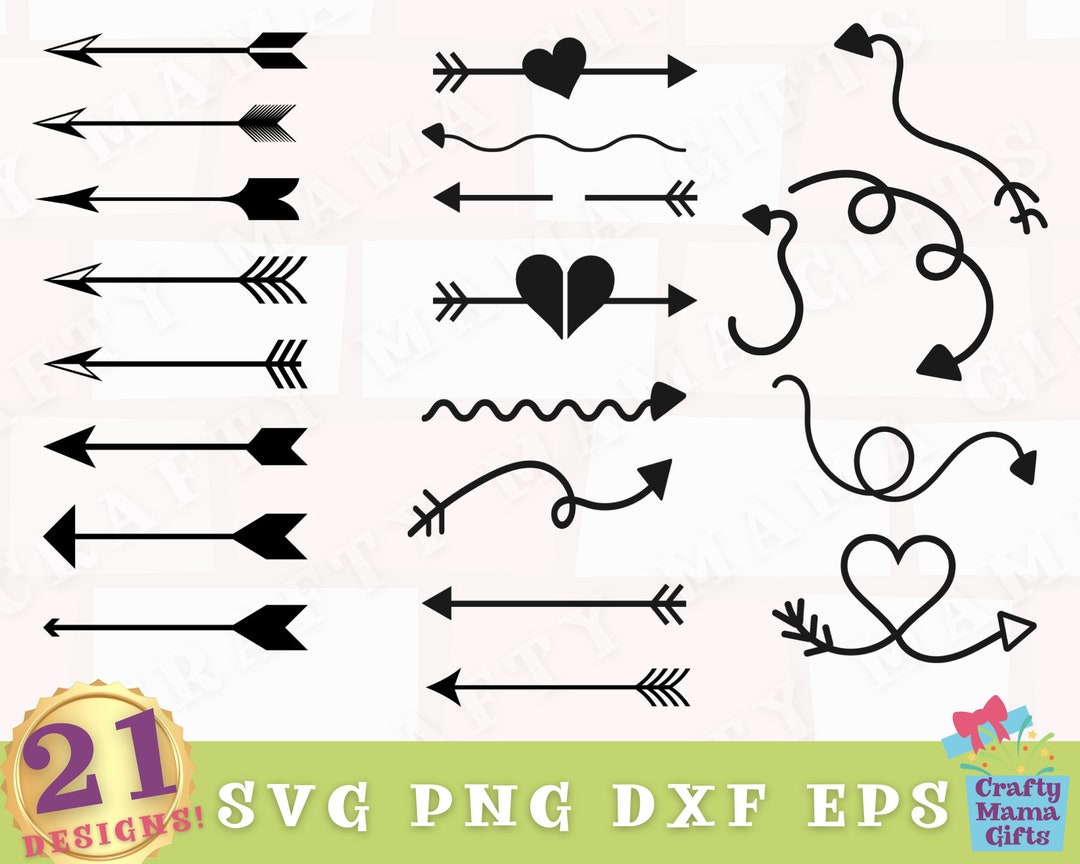 Arrow Svg Bundle, Arrow Bundle, Arrow Svg Files for Cricut, Arrow Png ...