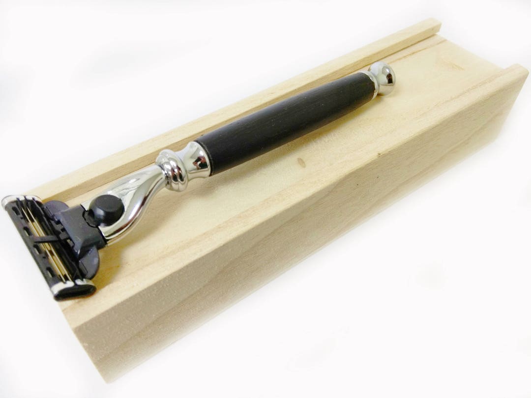 Personalized Razor in Irish Bog Oak, Custom Wood Razor. - Etsy UK