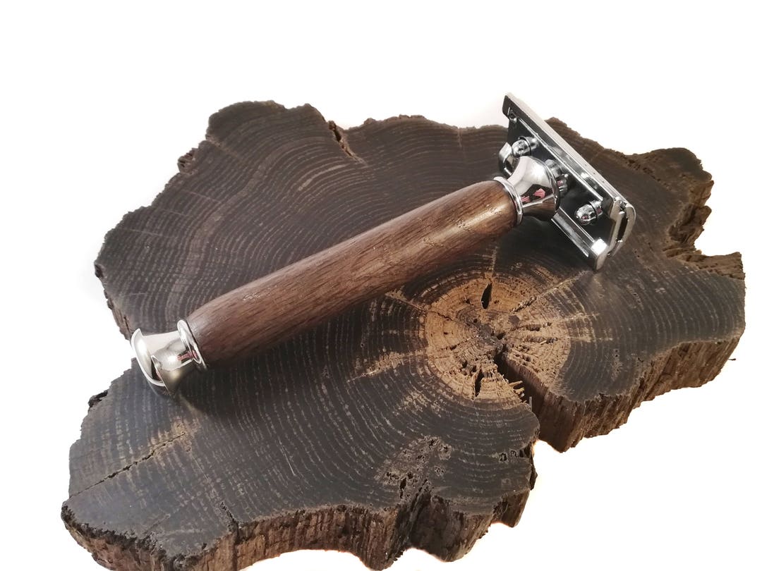 Handmade Razor in Irish Bog Oak, 5th Anniversary Gift for Him. - Etsy UK