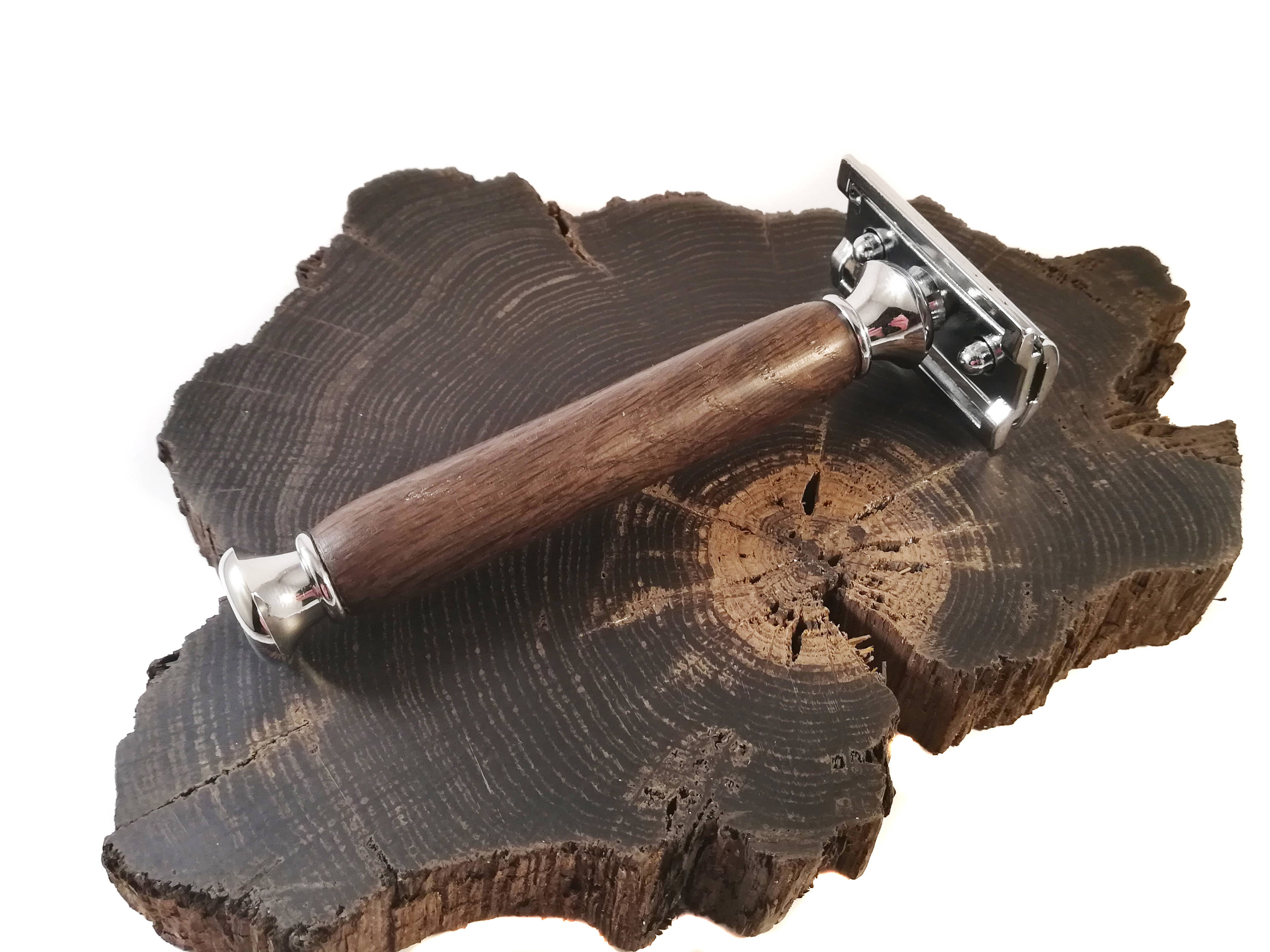 Handmade Razor in Irish Bog Oak 5th Anniversary Gift for Him. - Etsy ...