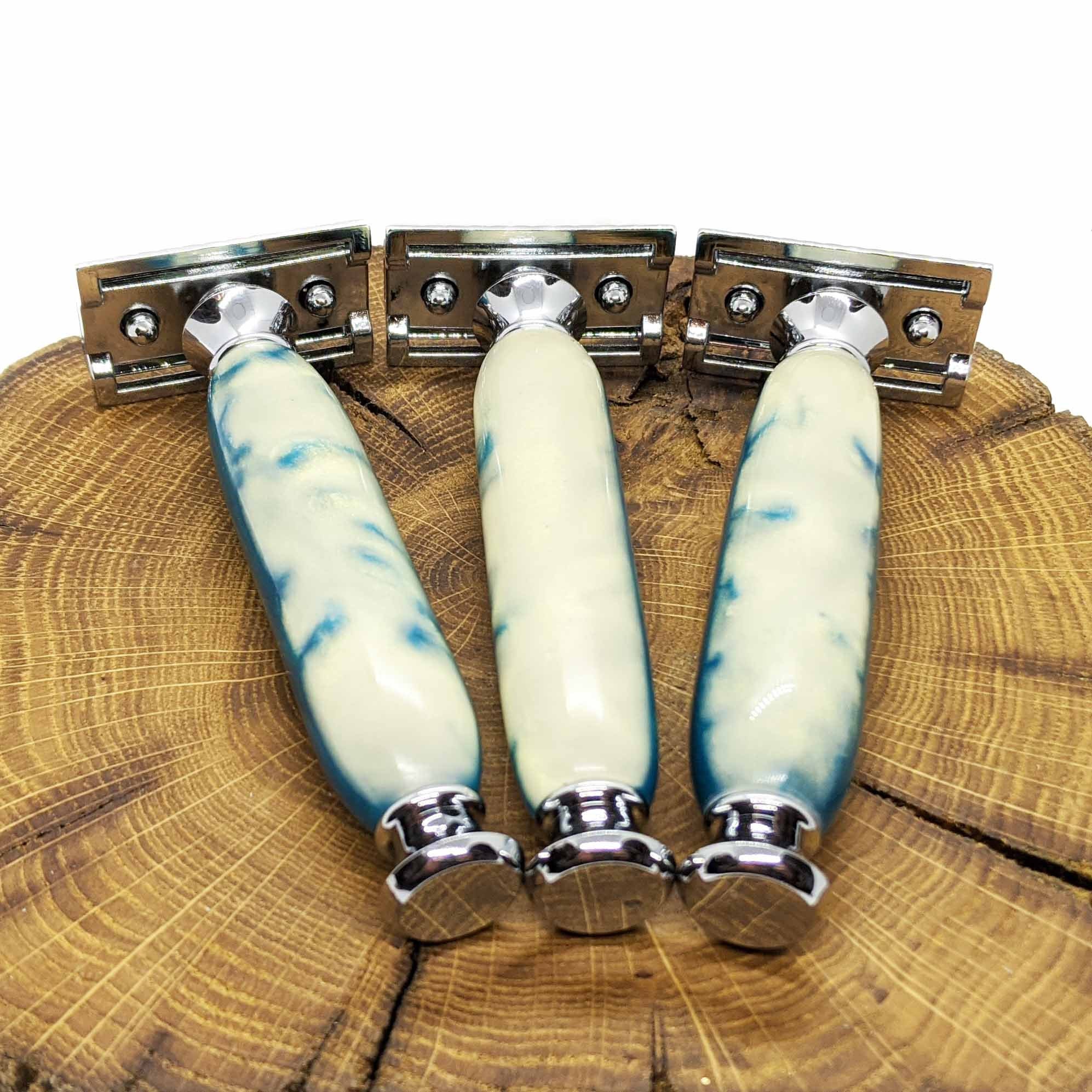 Multicolored Acrylic Safety Razors. A Wonderful Fathers Day - Etsy UK