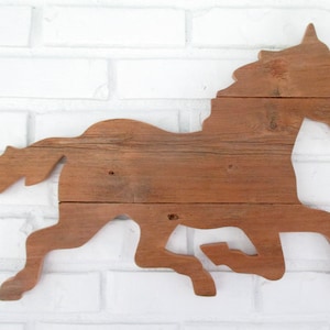 Rustic Horse Sign Wall Decor Wood Horse Weathervane Farm Country ...
