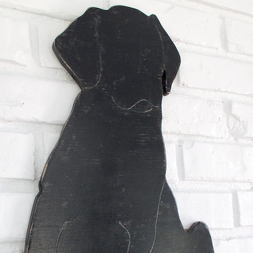 Lab Dog Sign Black Lab Dog Home Decor Dog Art Dog Lover Wall - Etsy