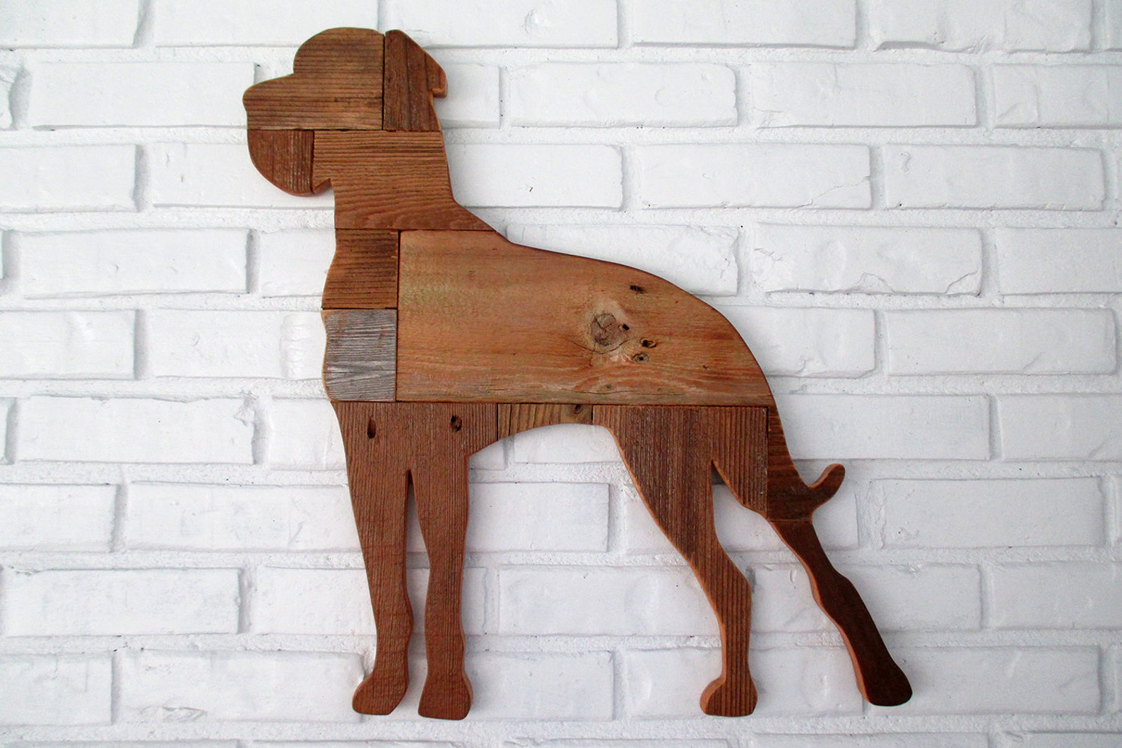 Rustic Great Dane Reclaimed Wood Dog Sign Great Danes Wood Folk Art ...