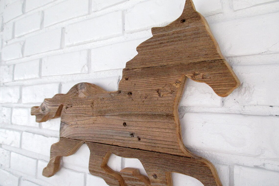 Rustic Horse Sign Wall Decor Wood Horse Weathervane Farm - Etsy