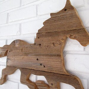 Rustic Horse Sign Wall Decor Wood Horse Weathervane Farm Country ...