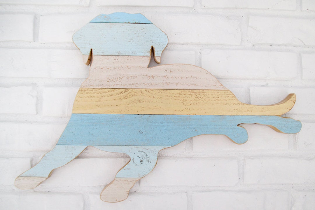 Labrador Rustic Vintage Lake House Wood Dog Sign Black Lab Beach Wall ...