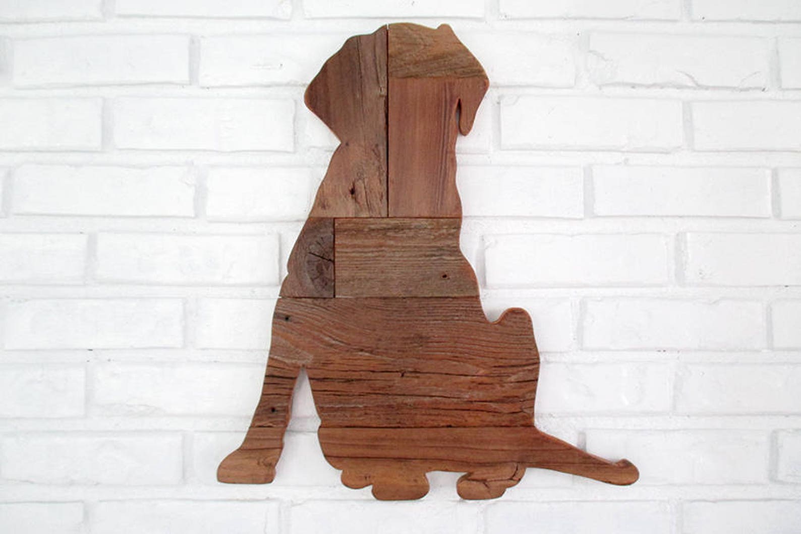 Rustic Lab Wood Dog Sign Labrador Reclaimed Wood Dog Wall Art - Etsy
