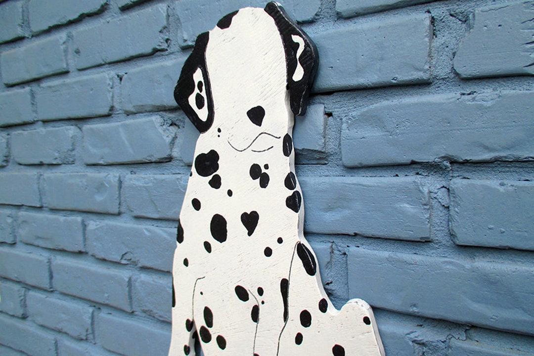 Dalmatian Rustic Wooden Home Decor Dalmatian Sign Dog Wall Art #5060 - Etsy