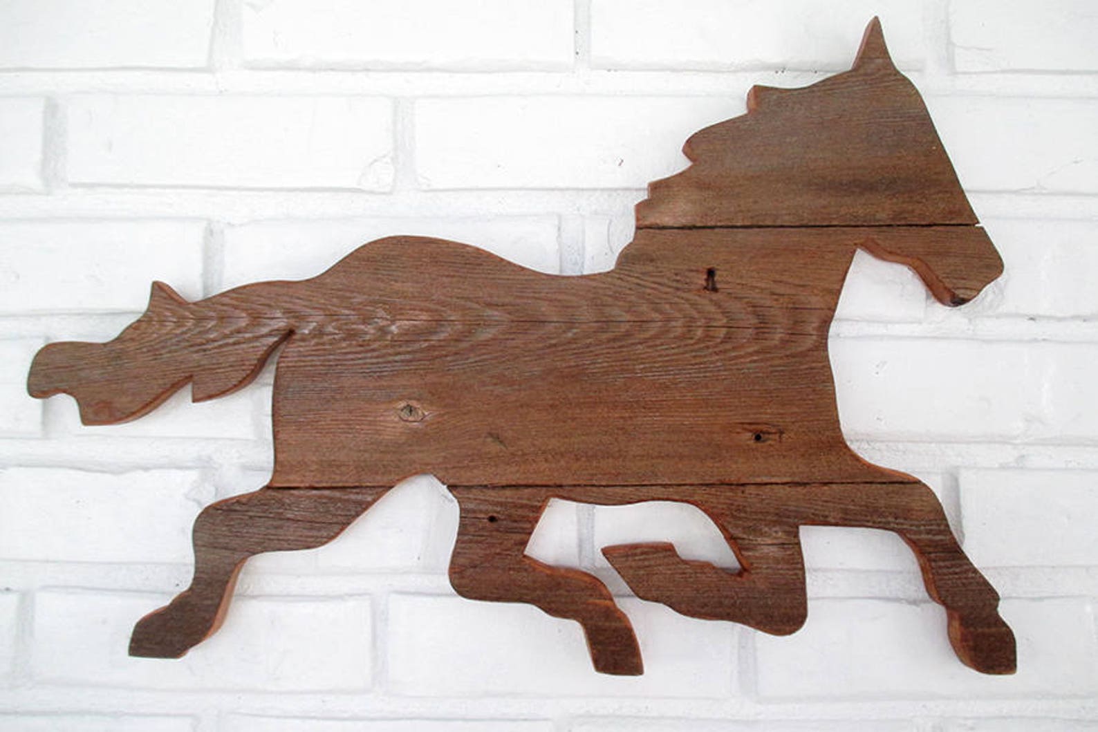Rustic Horse Sign Wall Decor Wood Horse Weathervane Farm | Etsy
