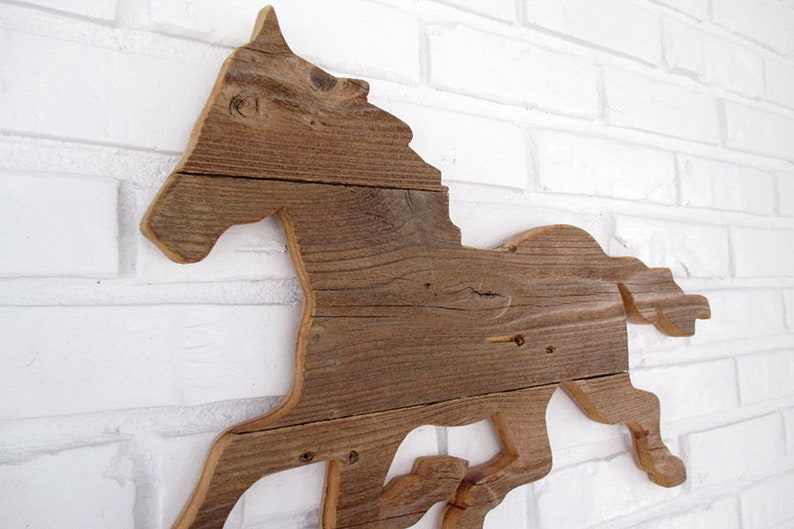 Rustic Horse Sign Wall Decor Wood Horse Weathervane Farm - Etsy