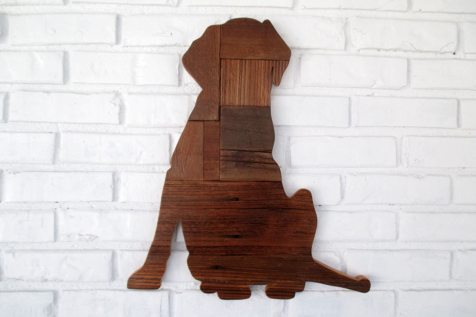 Rustic Lab Wood Dog Sign Labrador Reclaimed Wood Dog Wall Art - Etsy