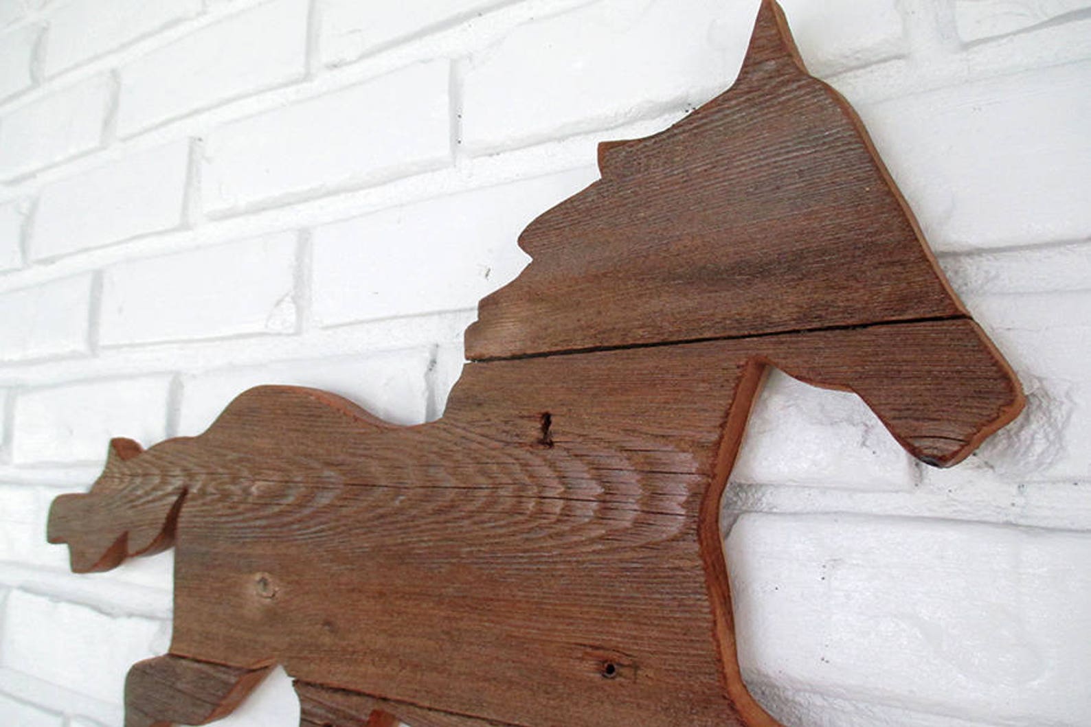 Rustic Horse Sign Wall Decor Wood Horse Weathervane Farm | Etsy