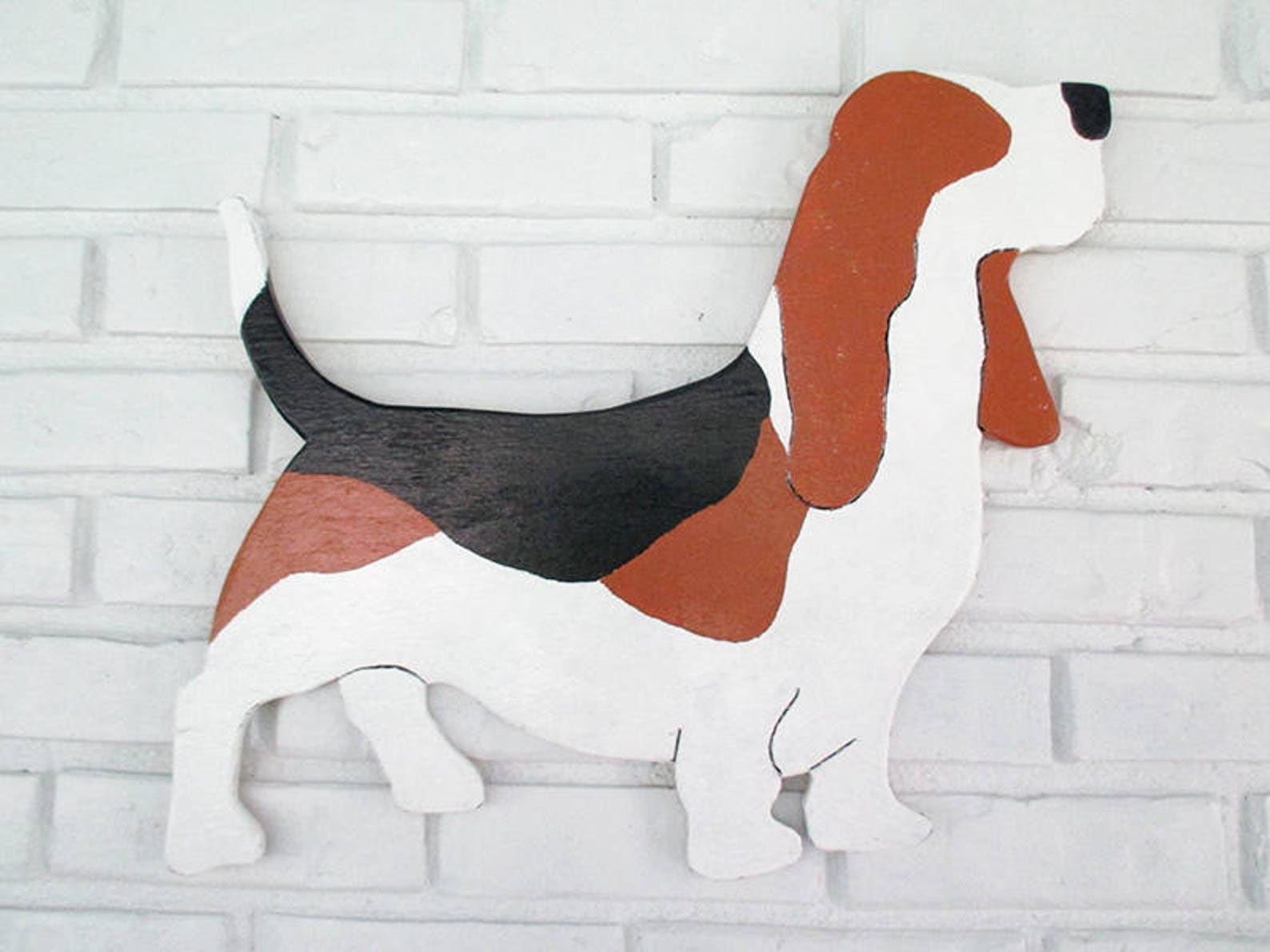 Basset Hound Rustic Wood Dog Sign Basset Hound Wall Art 5018 - Etsy
