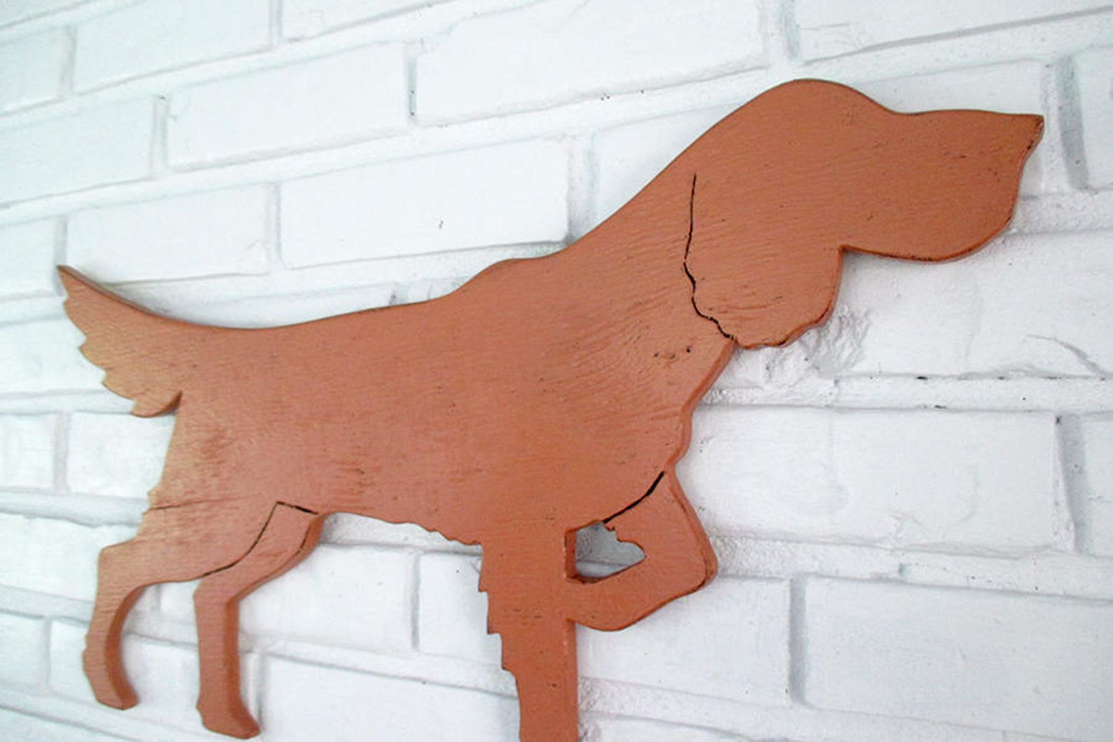 Setter Rustic Wood Dog Sign Irish Setter Wall Art 5047 - Etsy