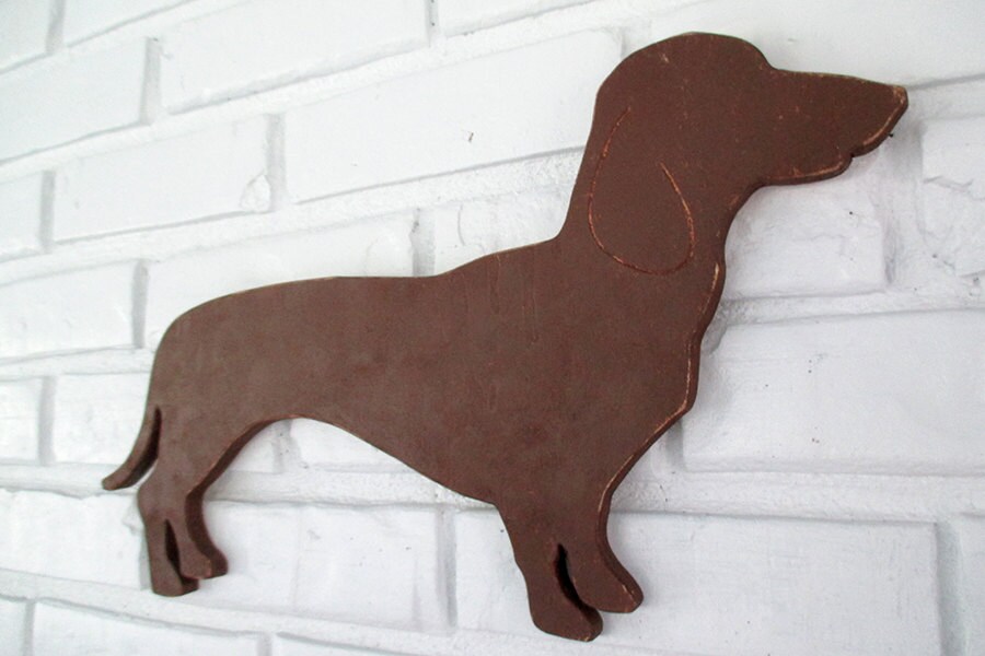 Dachshund Rustic Wood Dogs Sign Dachshund Wall Art 5031 | Etsy