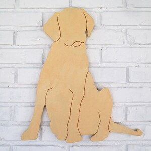Yellow Lab Rustic Wooden Home Decor Yellow Labrador Sign Dog Wall Art ...