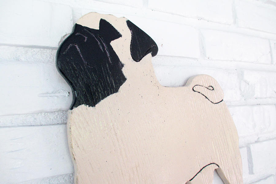 Pug Rustic Wood Dogs Sign Pug Wall Art 5038 - Etsy