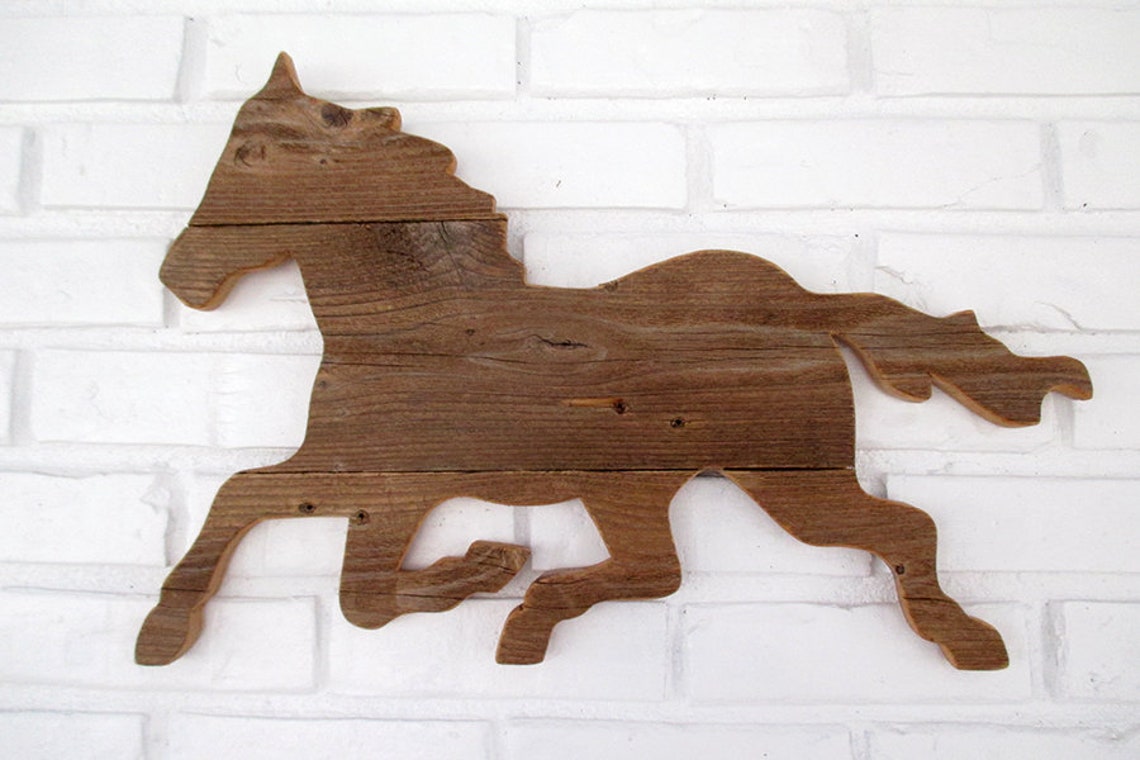 Rustic Horse Sign Wall Decor Wood Horse Weathervane Farm - Etsy