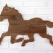 Rustic Horse Sign Wall Decor Wood Horse Weathervane Farm Country Wall ...