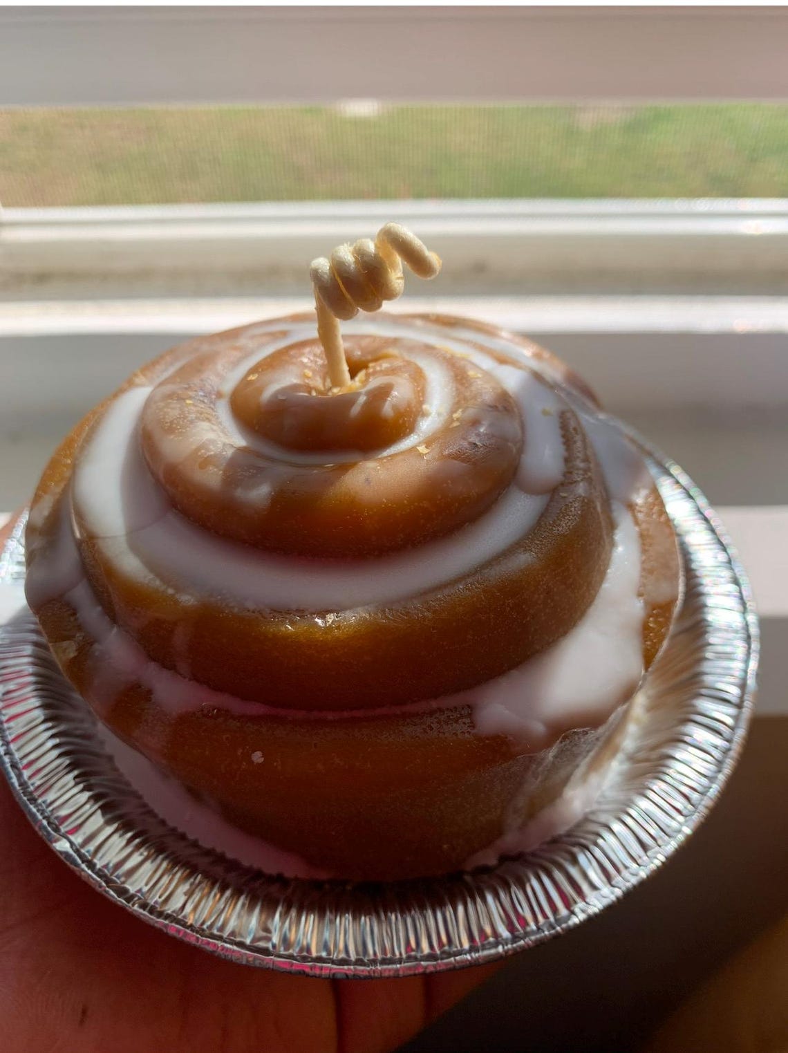 Larger Cinnabon| Fake Food| Candle Food|dessert Candles - Etsy