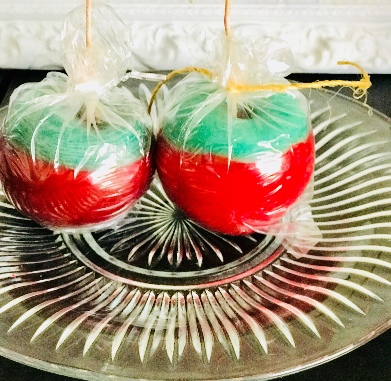 Candy Apple Candle/ Dessert Candles/ Scented Candy Apple Candles - Etsy