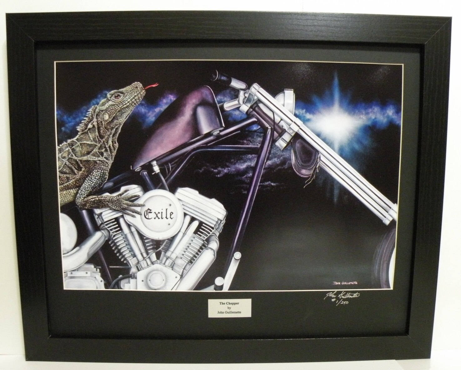 Prints Painting by Guillemette Motorcycle Art Daddy-O Indian Larry Rat ...