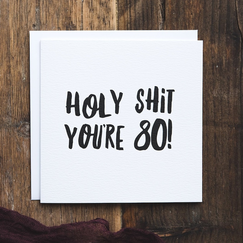 Funny 80th Birthday Card 80th Birthday Card Milestone Etsy funny-80th-birthday-card-80th-birthday-card-milestone-etsy