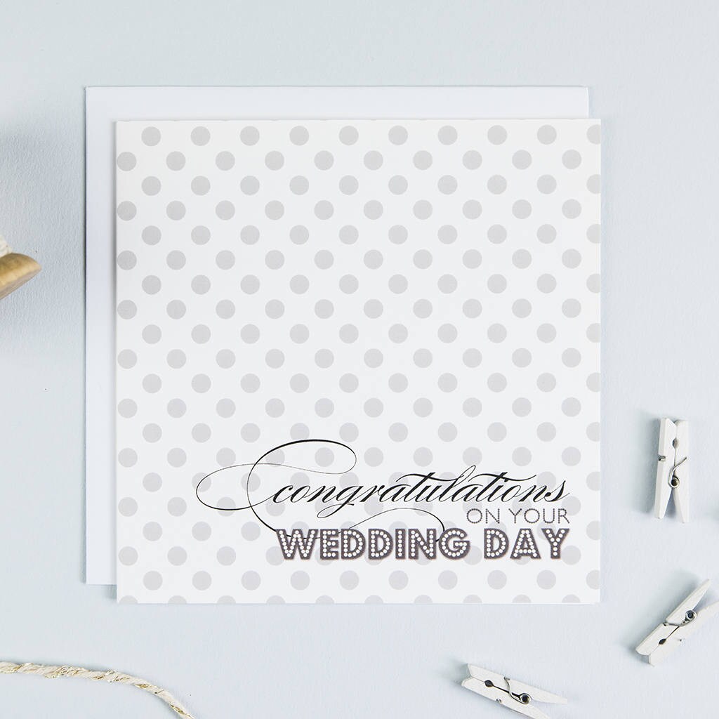 Wedding Congratulations Card Congratulations Wedding Card | Etsy