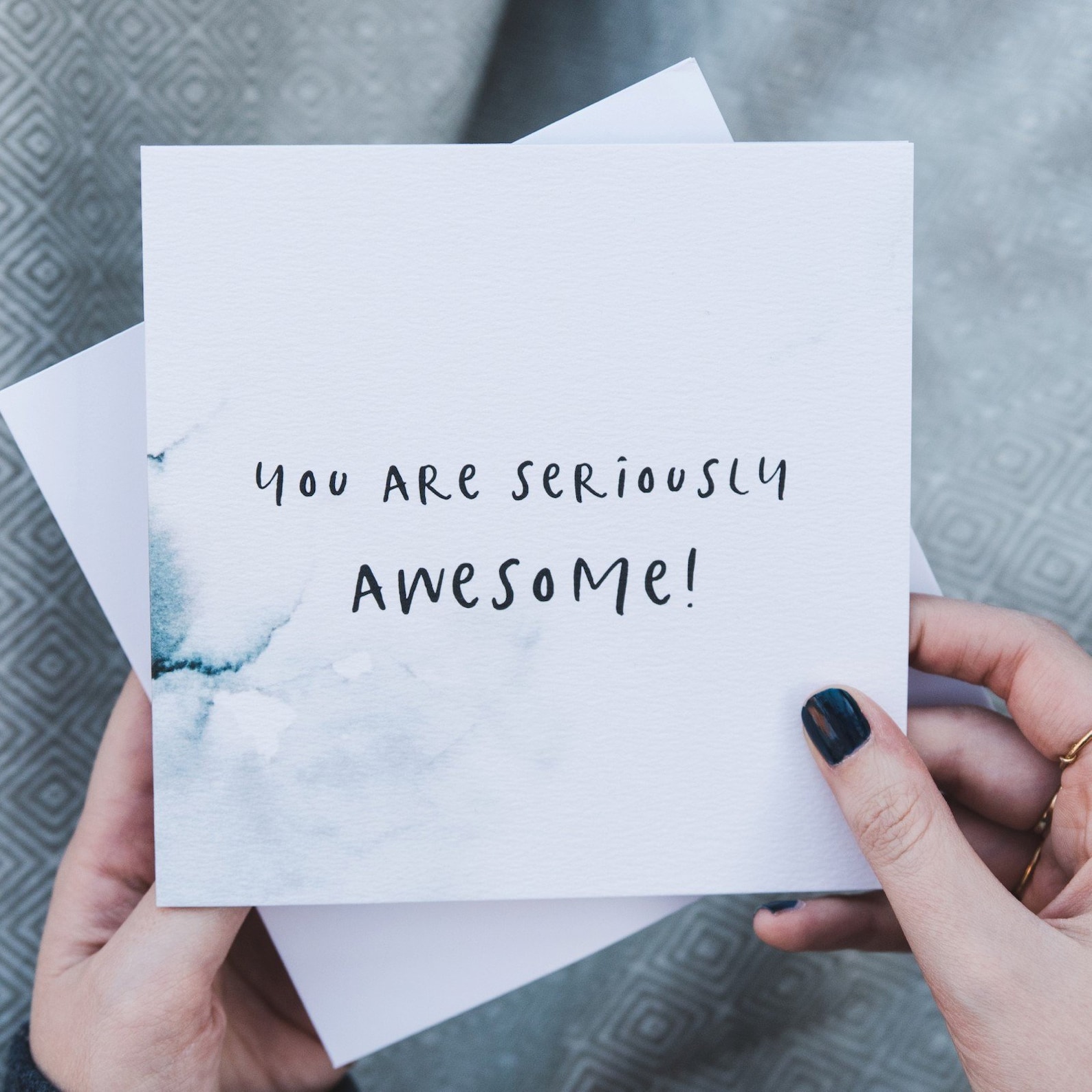 Thank You Card You Are Seriously Awesome Congratulations - Etsy