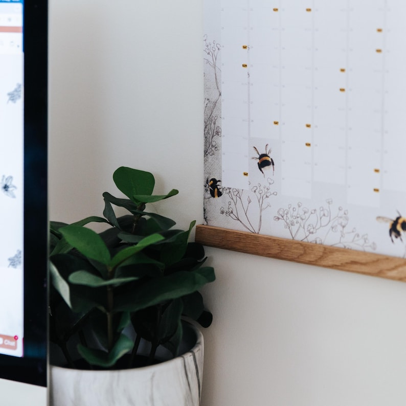 2026 Bumble Bee Wall Planner: Watercolor Calendar 'exciting Times' - Etsy
